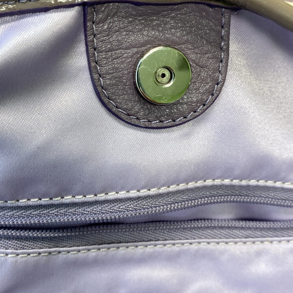 Coach Lavender,Plum On Gold Background Crossbody - Gem